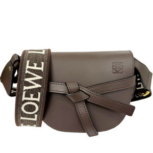 Loewe | Bags | Loewe Gate Dual Mini Bag Soft Calf Jacquard Leather ...